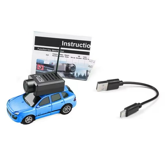 164 Mini FPV RC Car with 720P HD Camera, Magnetic Gyro Stabilized, 2 ...