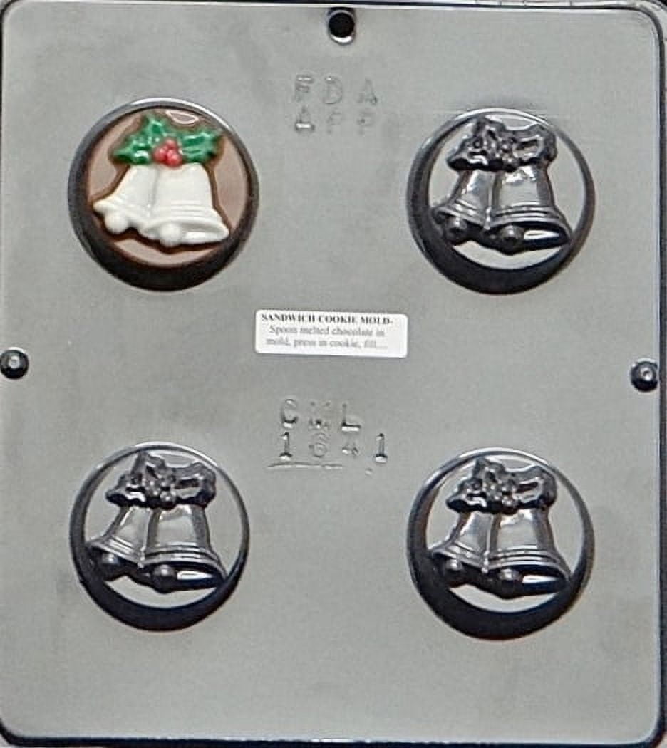 1641 Christmas Bells Oreo Cookie Chocolate Candy Mold - Walmart.com