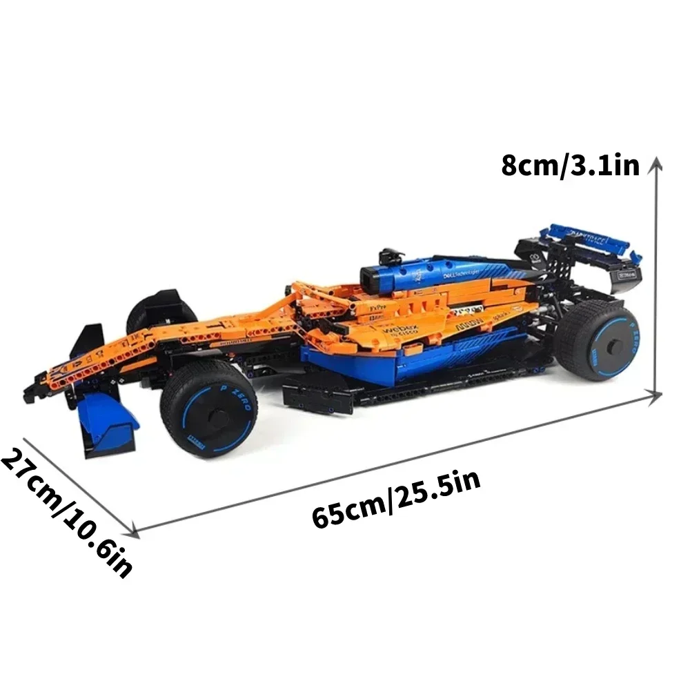 1642Pcs Technical 42171 F1 Classic Performance Building Blocks Super ...