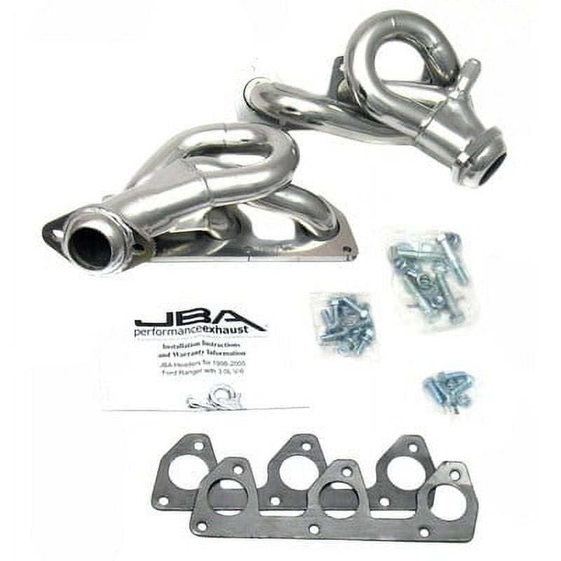 [1647SJS]JBA Cat4Ward Headers.JBA 98-01 Ford Ranger 3.0L V6 w/EGR 1-1 ...