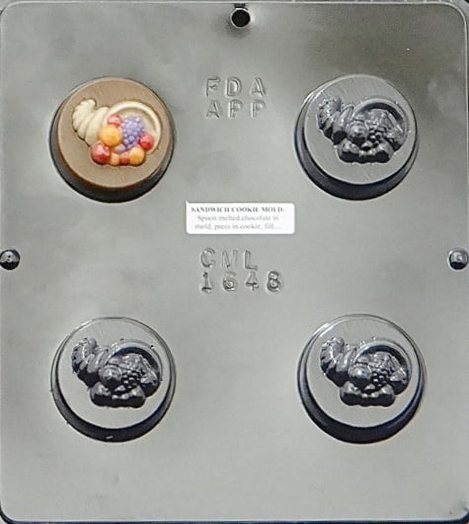 1648 Horn of Plenty "Cornucopia" Oreo Cookie Chocolate Candy Mold ...