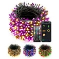 164FT 500 LED Smart Halloween String Lights Color Changing Programmable ...