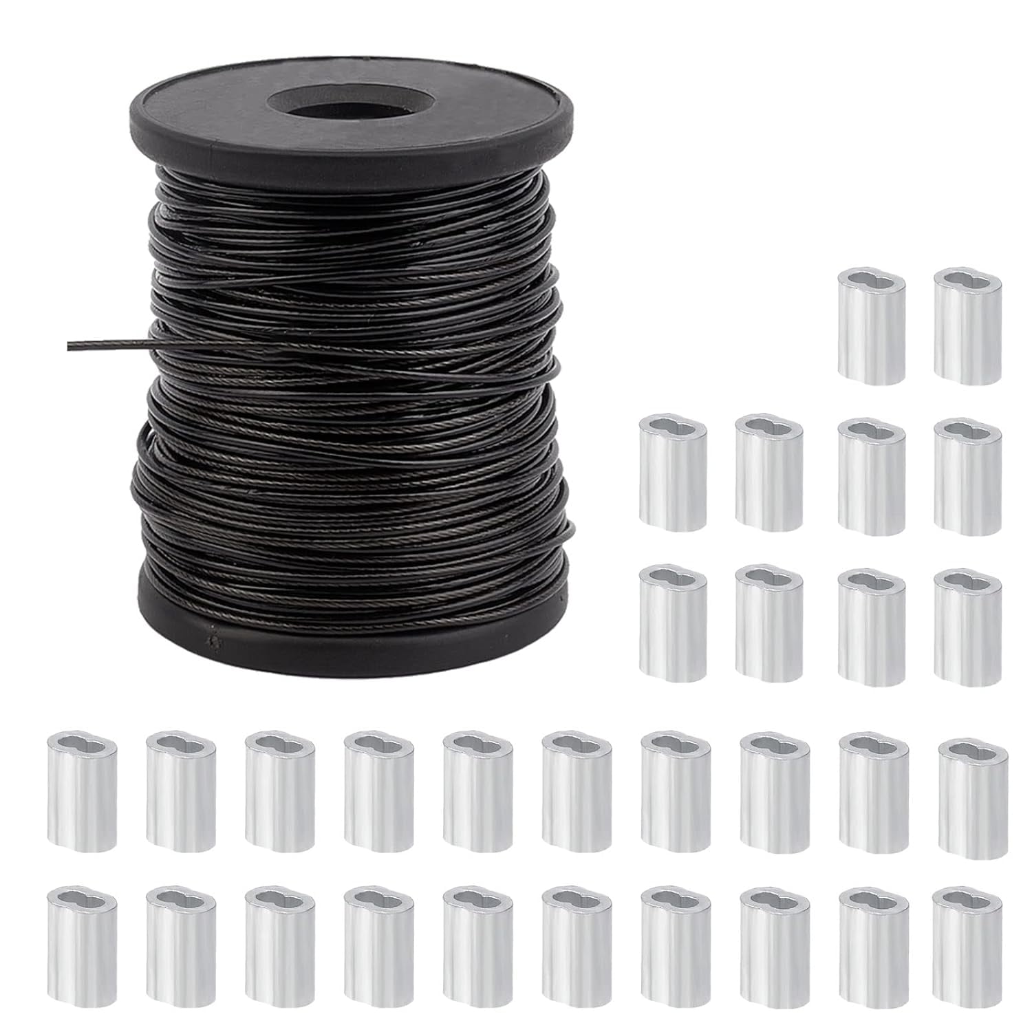 164ft Picture Hanging Wire 17 Gauge Stainless Steel Wire 1.5mm Strong ...
