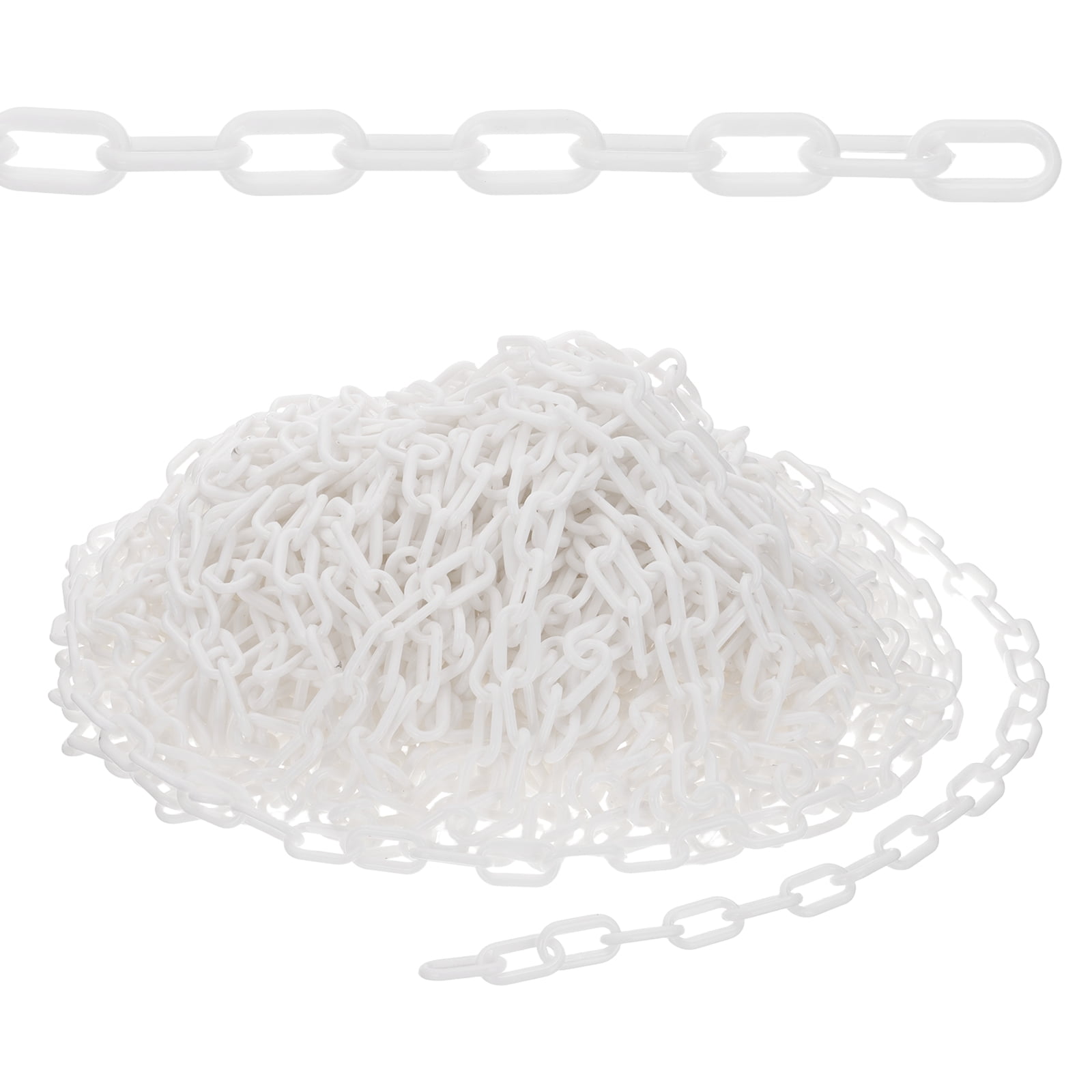164ft Plastic Barrier Chain, Safety Barrier Chain Plastic Chain Links ...