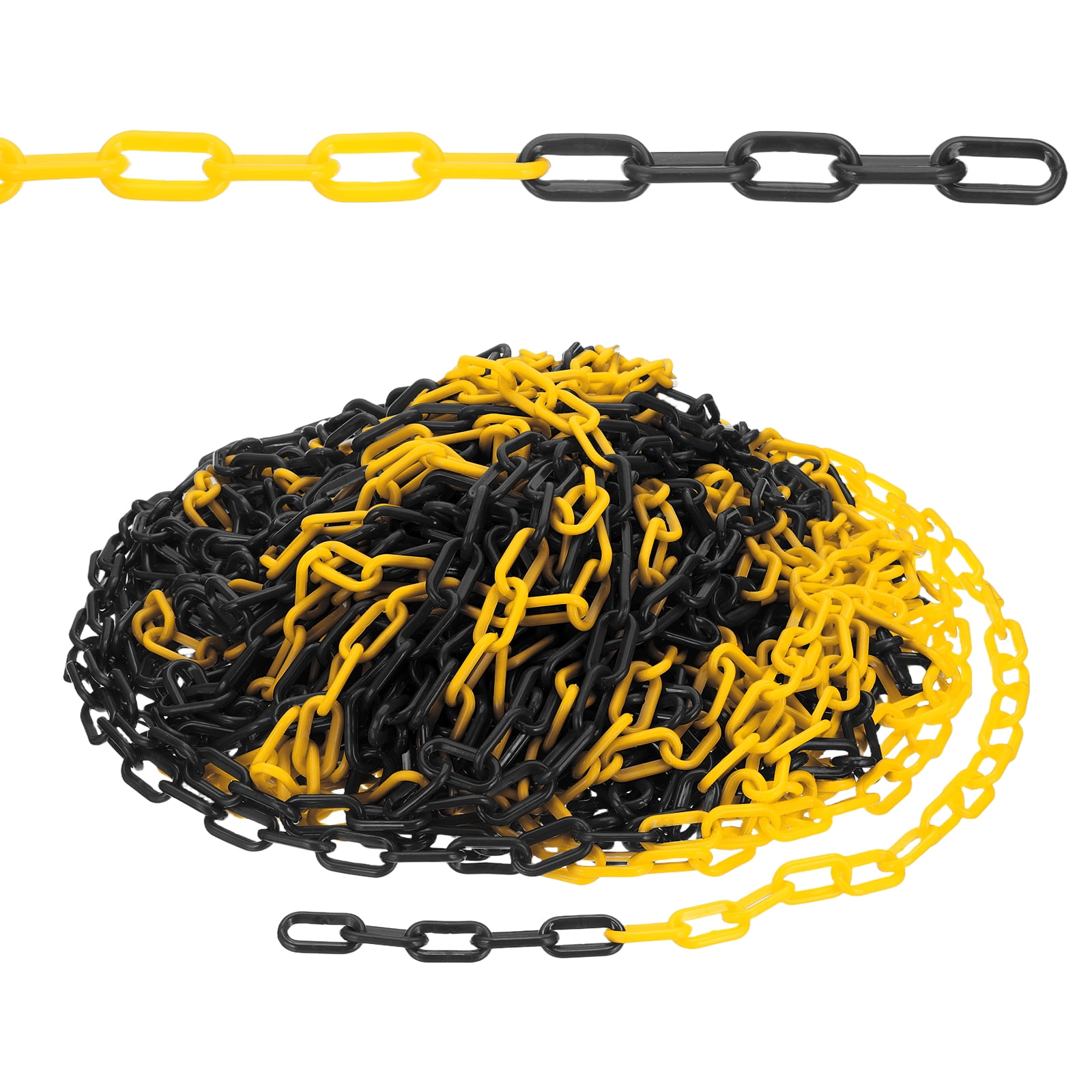164ft Plastic Barrier Chain, Safety Barrier Chain Plastic Chain Links ...