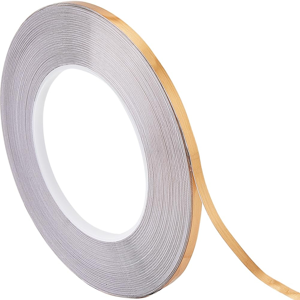 164ft x 0.2in Tile Seam Sticker Self-Adhesive PVC Floor Tiles Gold Foil ...