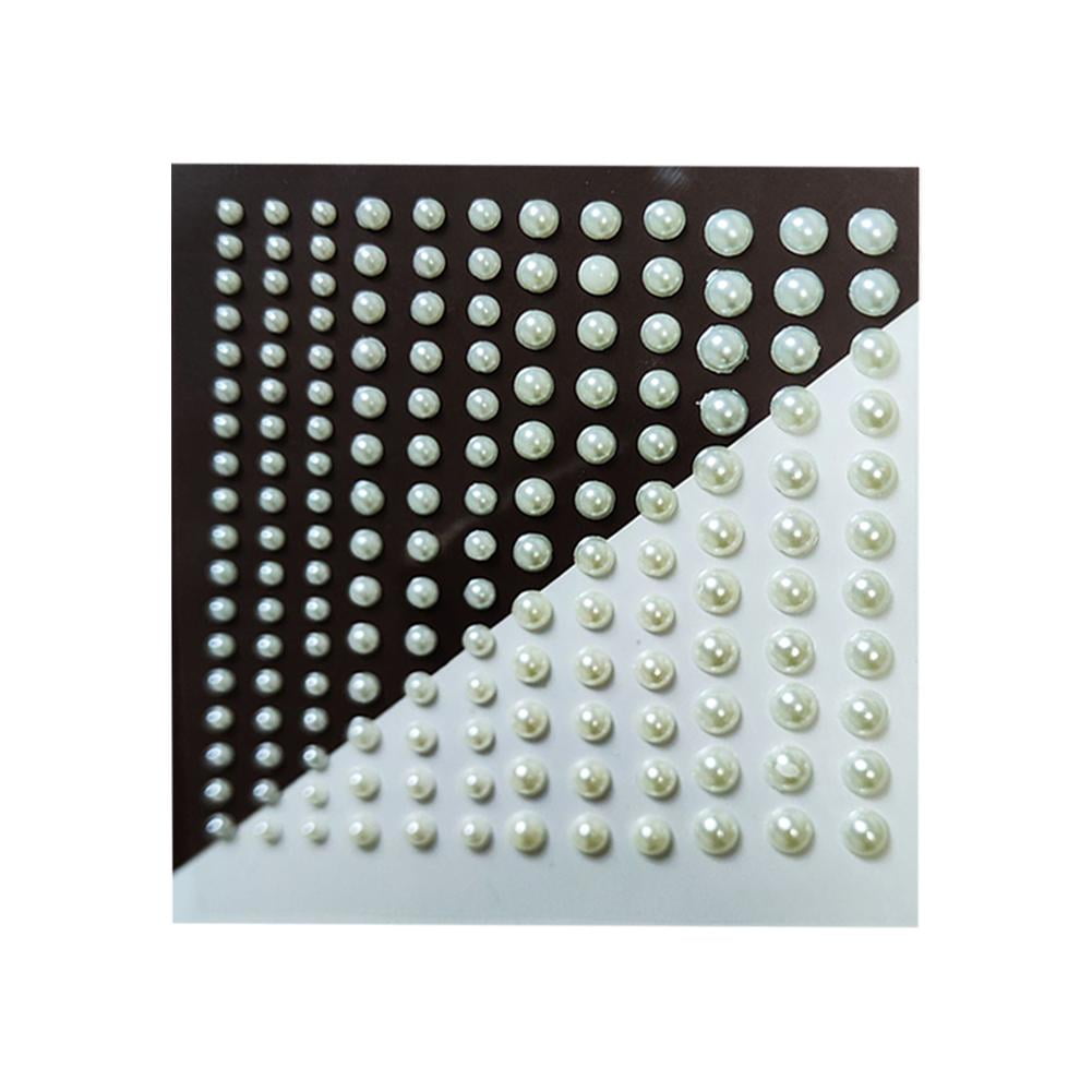 165 Off-White Pearl Diamond Stickers Diamond Stickers Creative Diy ...