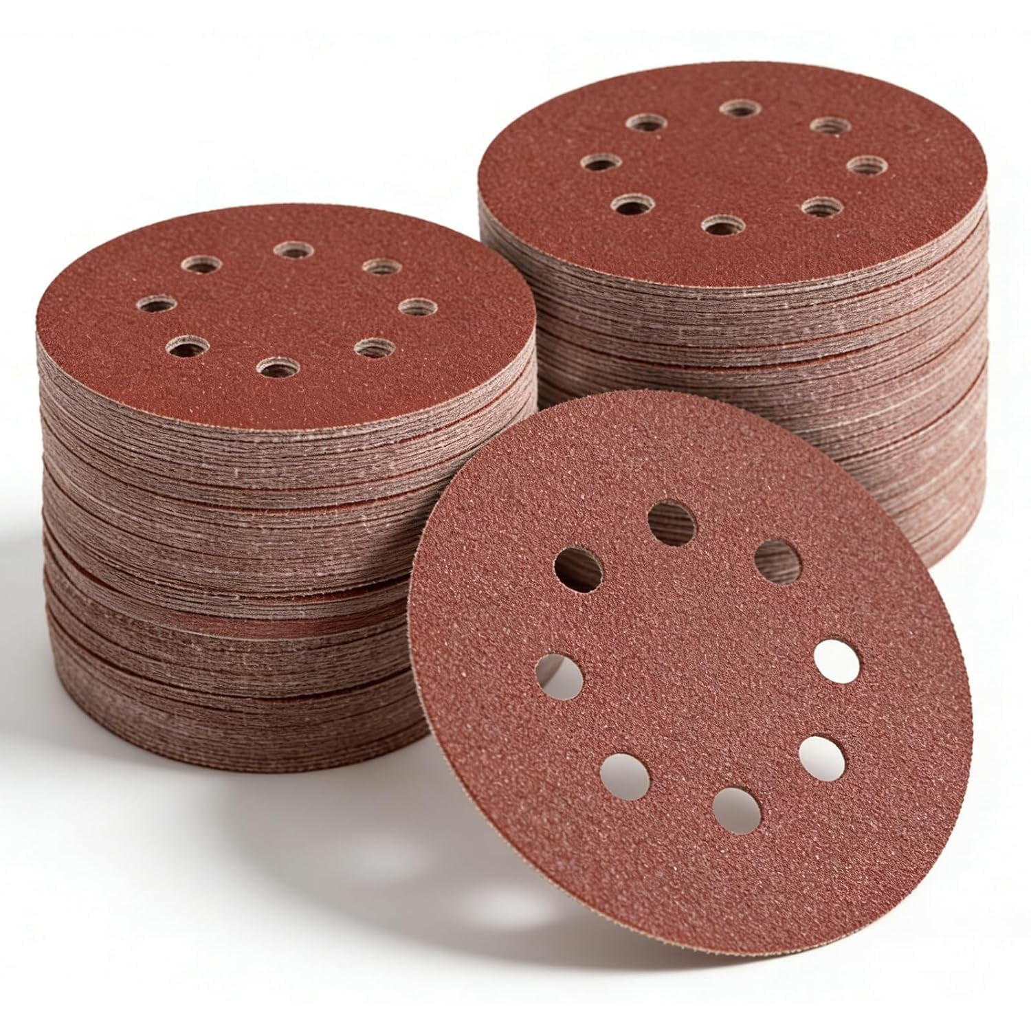 165 PCS 5 Inch Hook and Loop Sanding Discs with 8 Holes (Mix Grit ...