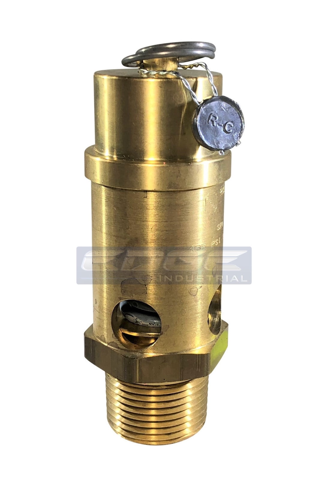 165 PSI BRASS SAFETY RELIEF POP OFF PRESSURE VALVES, COMPRESSOR, TANK ...