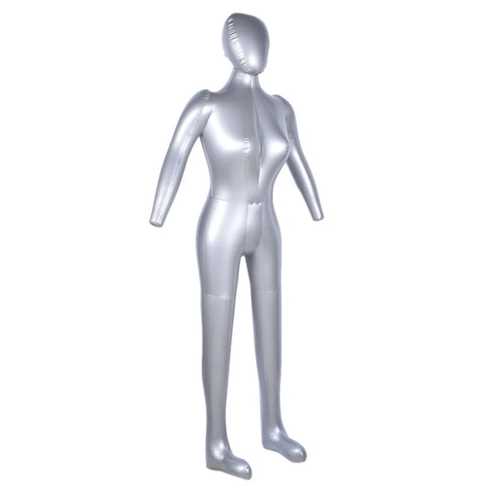 165cm Inflatable Full Body Female Model Stand Mannequin With Arm Show ...