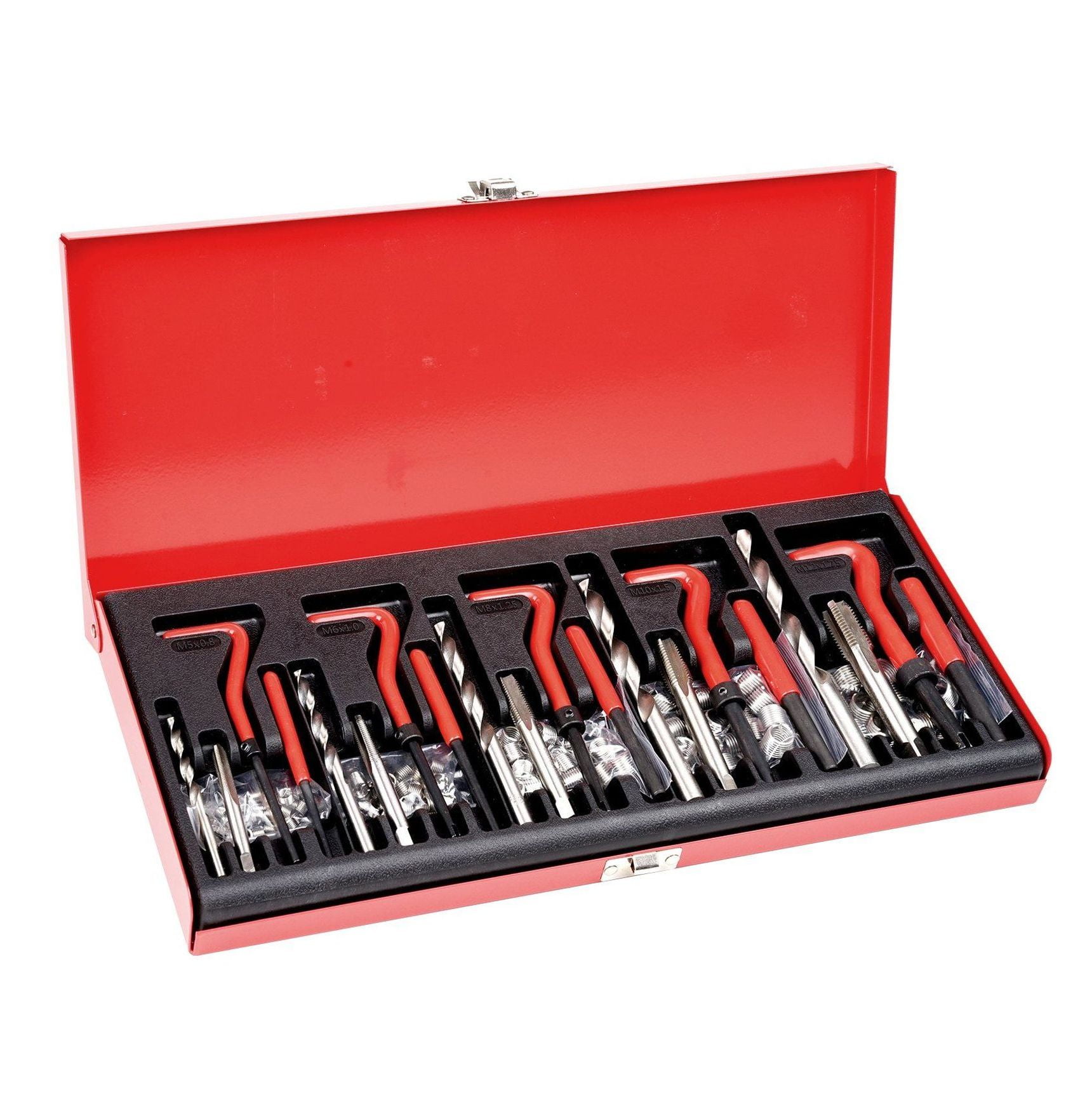 166 PCS Helicoil Thread Repair Kit Metric Rethread Tool M8 M10 Default ...