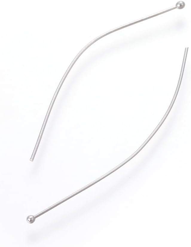 166 Pcs Ball Head Pins 304 Stainless Steel Ball Head Pins Metal End ...