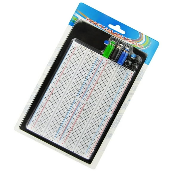 1660 Solderless Breadboard Circuit Board with 3 Binding Posts Reusable ...