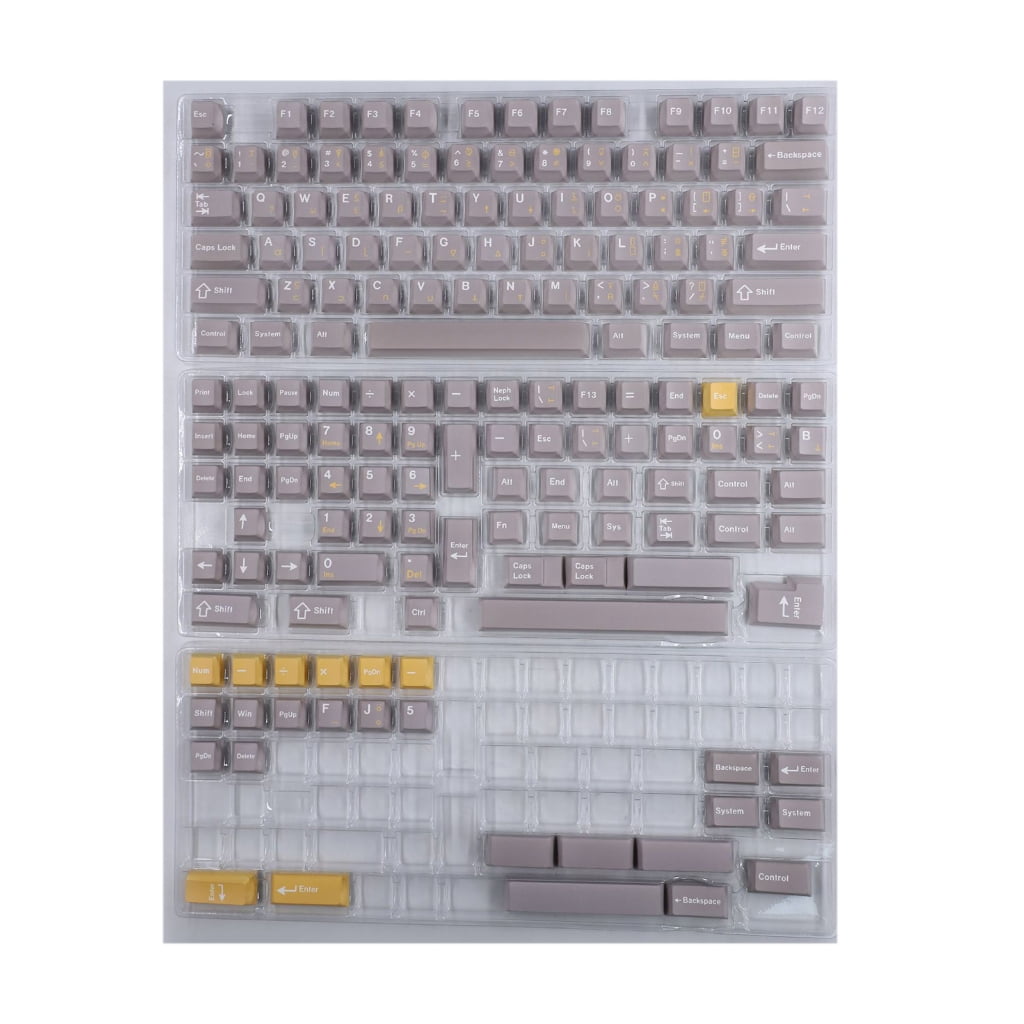 166Key Completely Key Caps Keycap for Mechanical Keyboards Enthusiasts ...
