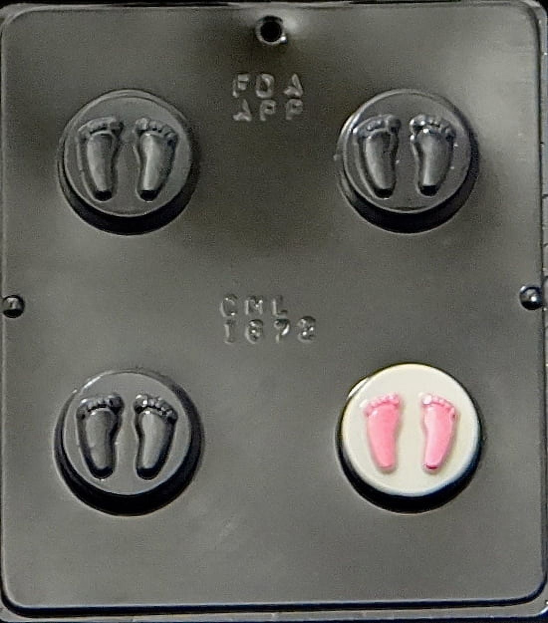 1672 Baby Feet Oreo Cookie Chocolate Candy Mold - Walmart.com
