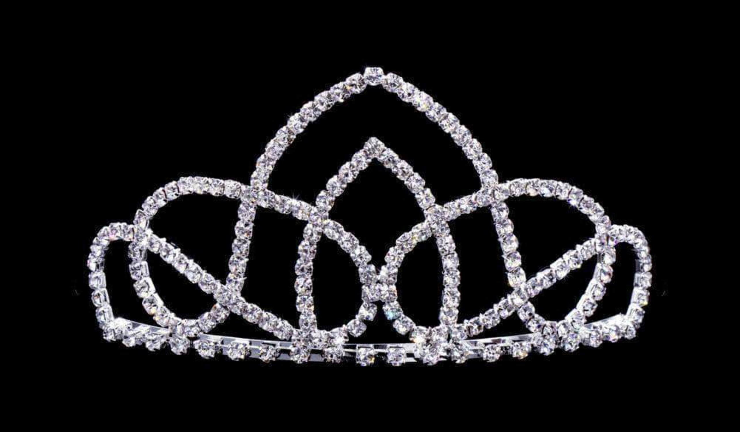#16732 - Simple Arch Tiara with Combs - 2.75" - Walmart.com