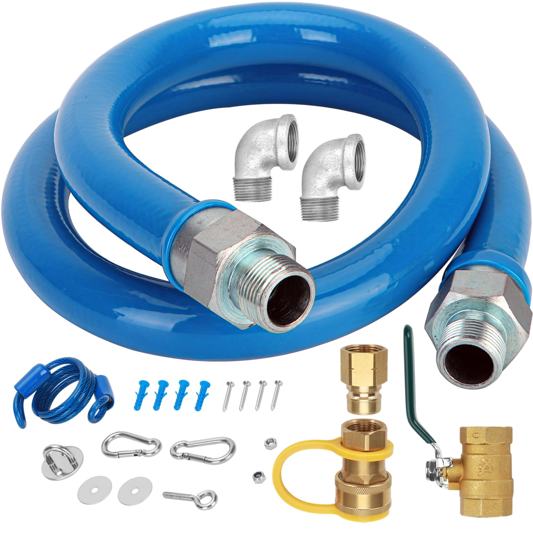 1675kit48 Safety System Kit, Commercial 48" Gas Hose Connector Kit with ...