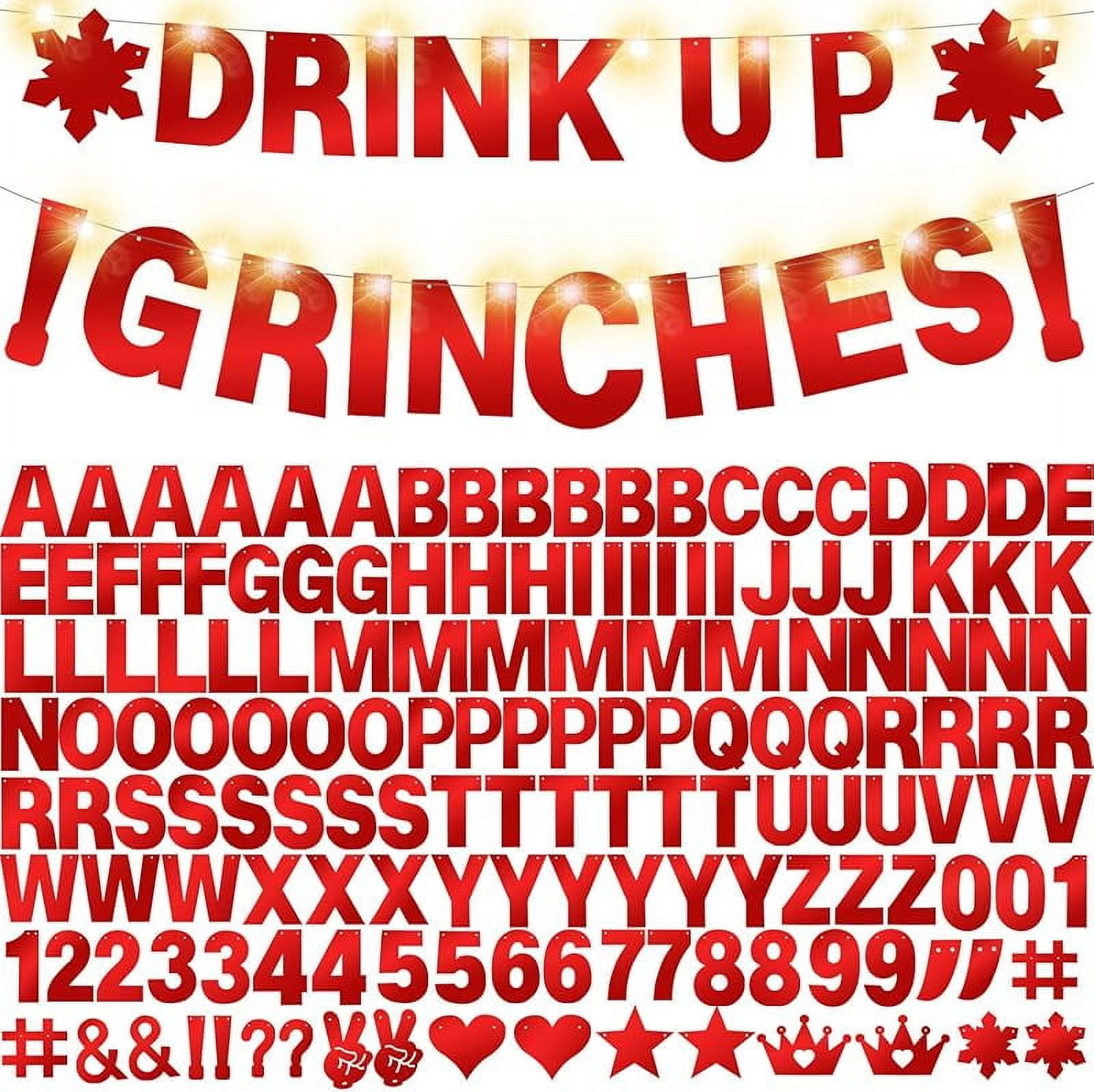 167Pcs DIY Glitter Customizable Banner Kit Custom Banner Happy Birthday ...