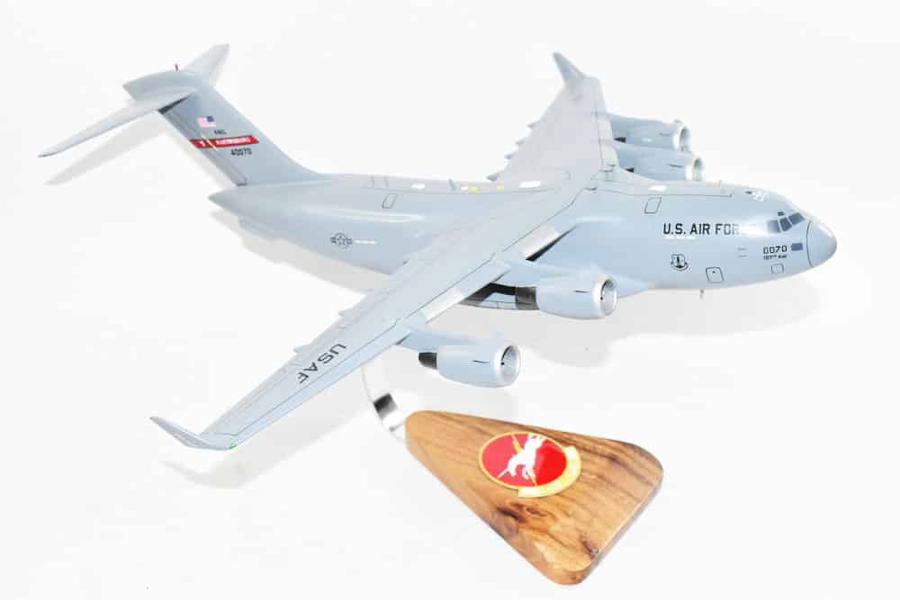 167th Airlift Squadron West Virginia ANG C-17 Model, 1/116th Scale ...