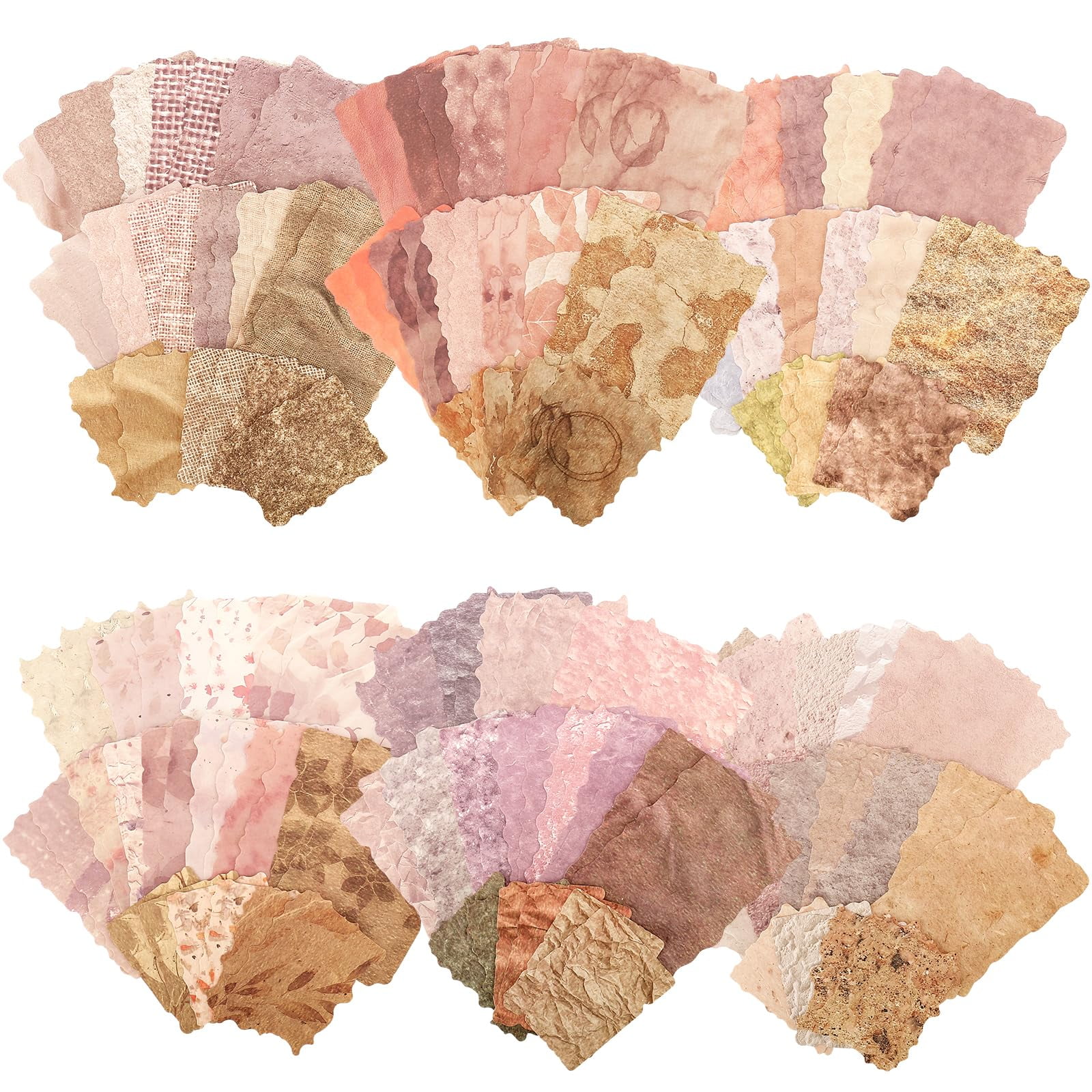 168 Sheets Scrapbook Paper, TSF6 6 Pack Embossed&Textured Paper ...