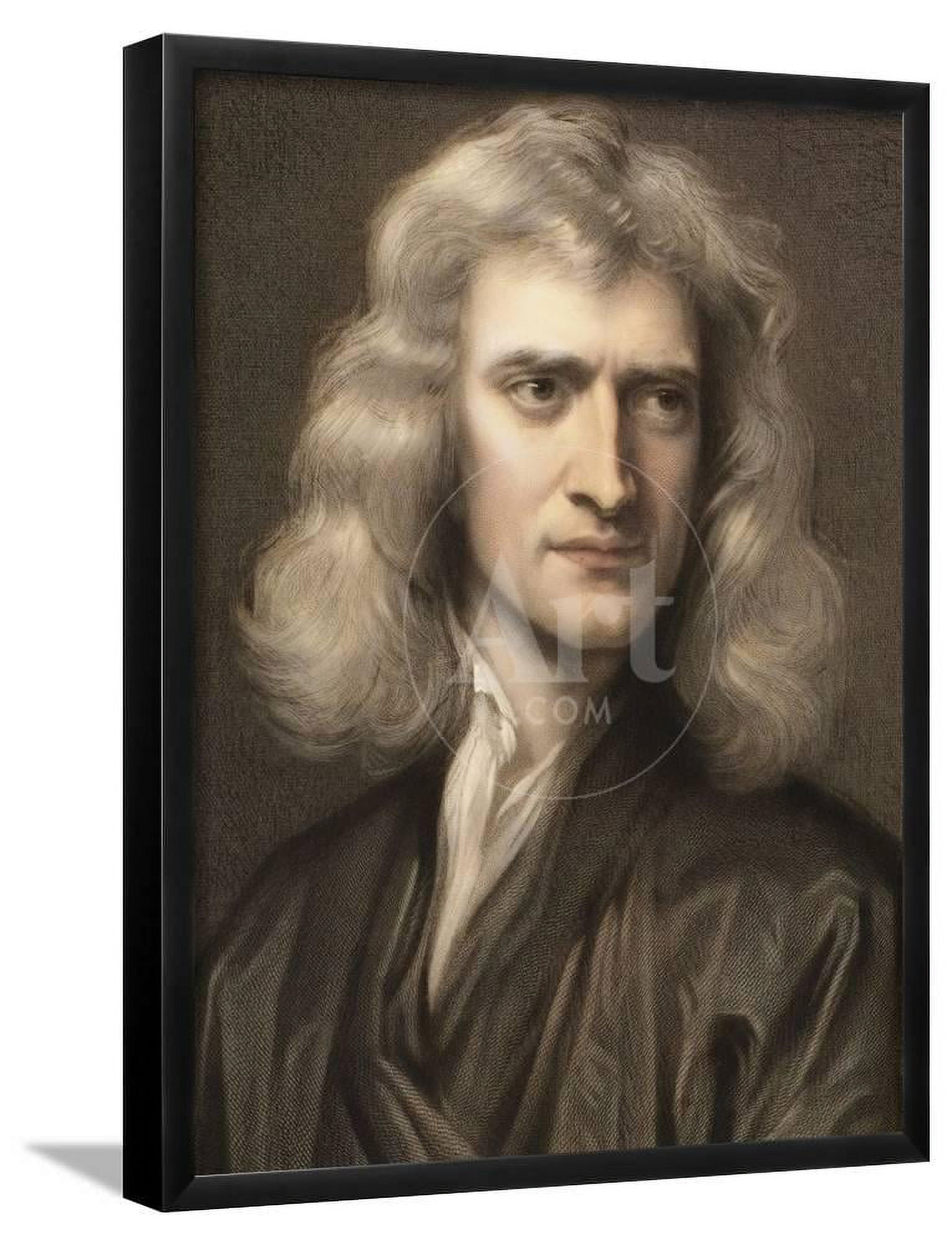 1689 Sir Isaac Newton Portrait Young, Figurative Framed Art Print Wall ... 1689 Sir Isaac Newton Portrait Young, Figurative Framed Art Print Wall ...