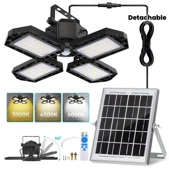 168LED Outdoor/Indoor Hanging Light with Motion Sensor & Remote Control ...