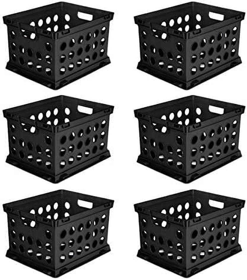 16939006 File Crate, Black, 6-Pack - Walmart.com