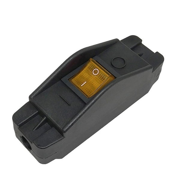 16A 30A Inline Switch Max AC100~250V Illuminated Push Button To On-Off ...