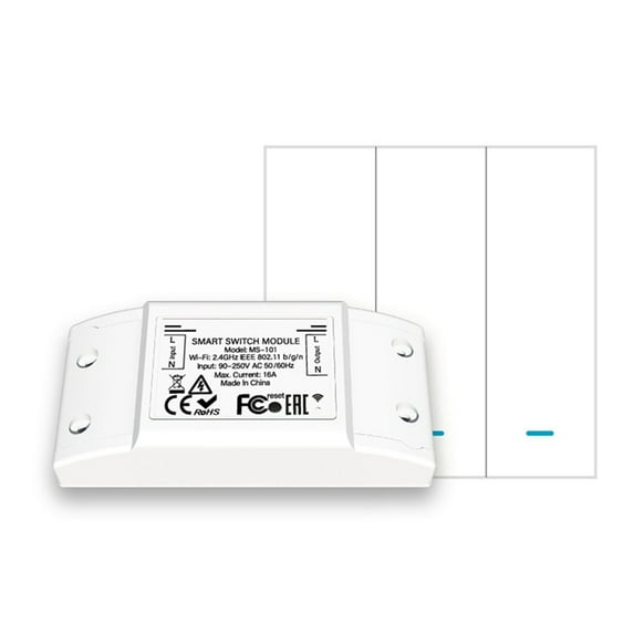 16A Bluetooth Smart Switch with 3 Group Panel Remote Control Industrial ...