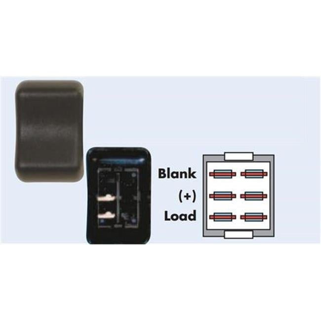 16A Multi Purpose Rocker On & Off Switch - Black - Walmart.com