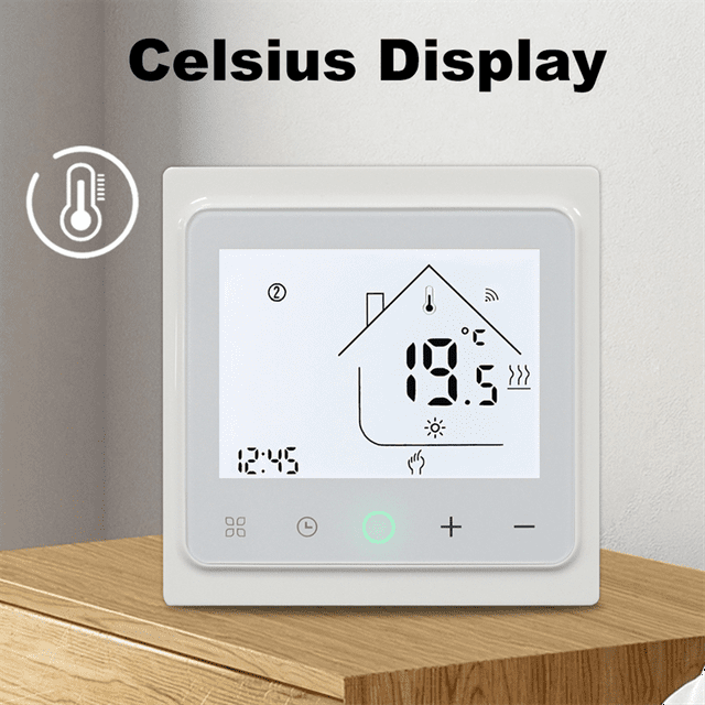 16A Tuya Smart WiFi Thermostat Water Electric Warm Floor Heating Water ...