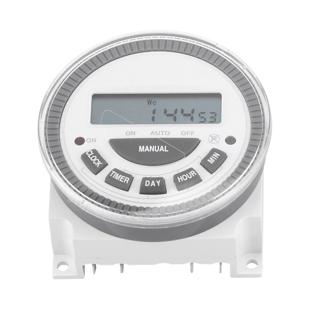 16A Weekly Digital Timer, Programmable Time Relay Switch, Ideal For Lighting Appliances ...
