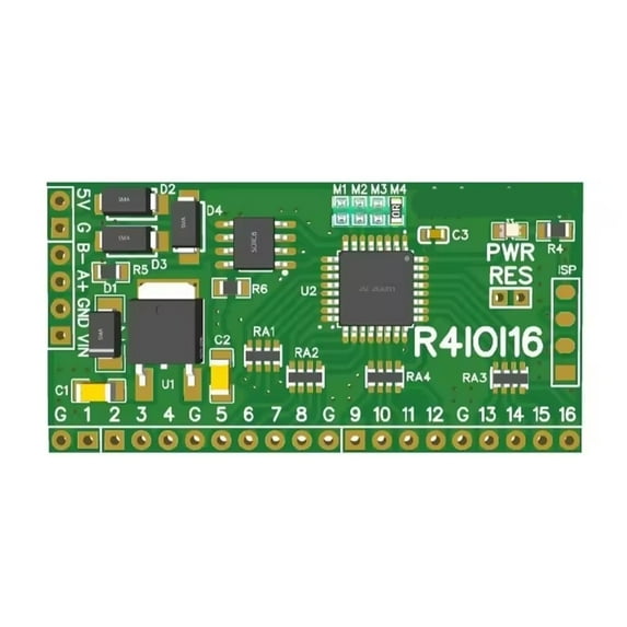 16CH 5 IN 1 RS485 NPN DI-DO Pin Cores Board Modbus Rtu Digital IO ...