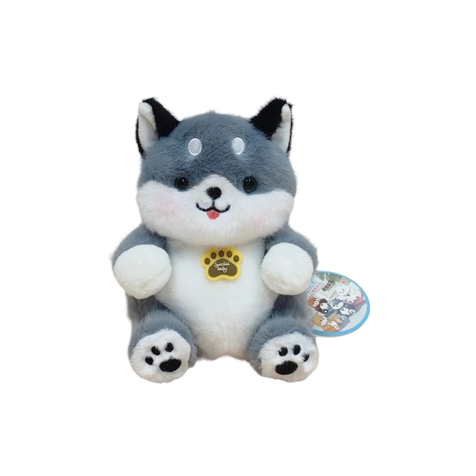 16Cm Plush Toy Husky Stuffed Animal, Cute Soft Plushie Doll For Teens ...