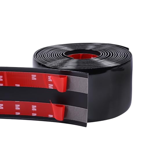 16FT Automotive Trim Molding Glossy Black 4"(100mm) Wide Heavy-Duty Car ...