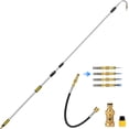 16FT Gutter Cleaning Tools (Up to 24FT Reach): Telescoping Pole with ...