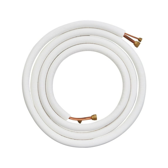 16FT Mini Split AC Line Set with 1/4 and 1/2 Inch Copper Tubing Triple ...