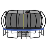 16FT Recreational Trampoline, Modern Trampoline with Enclosure Net ...
