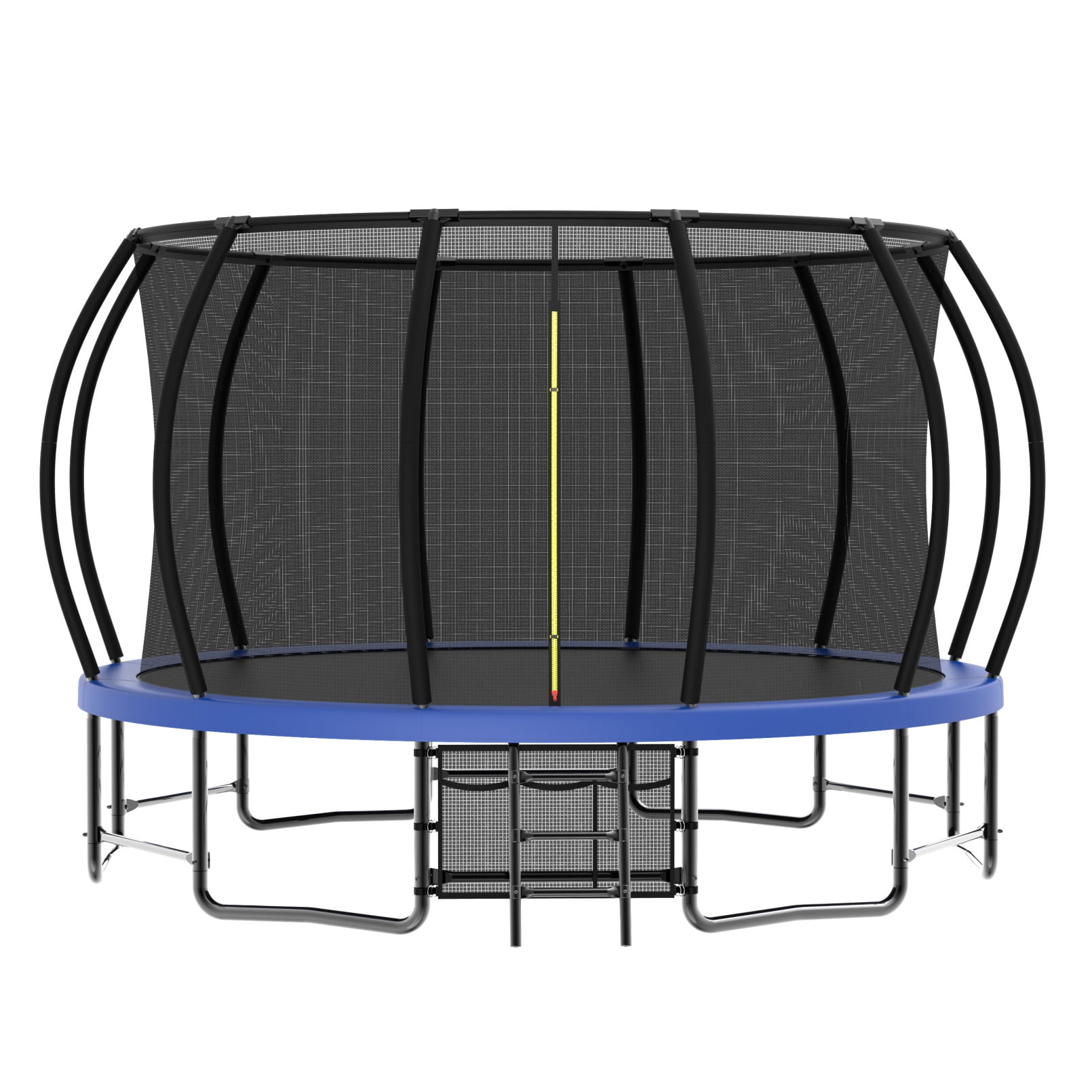 16FT Trampoline with Balance Bar, Reinforced Type Outdoor Trampoline ...