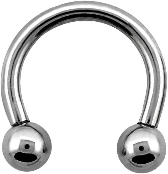- 16G G23 Implant Grade Titanium Horseshoe Circular Barbell for Septum ...