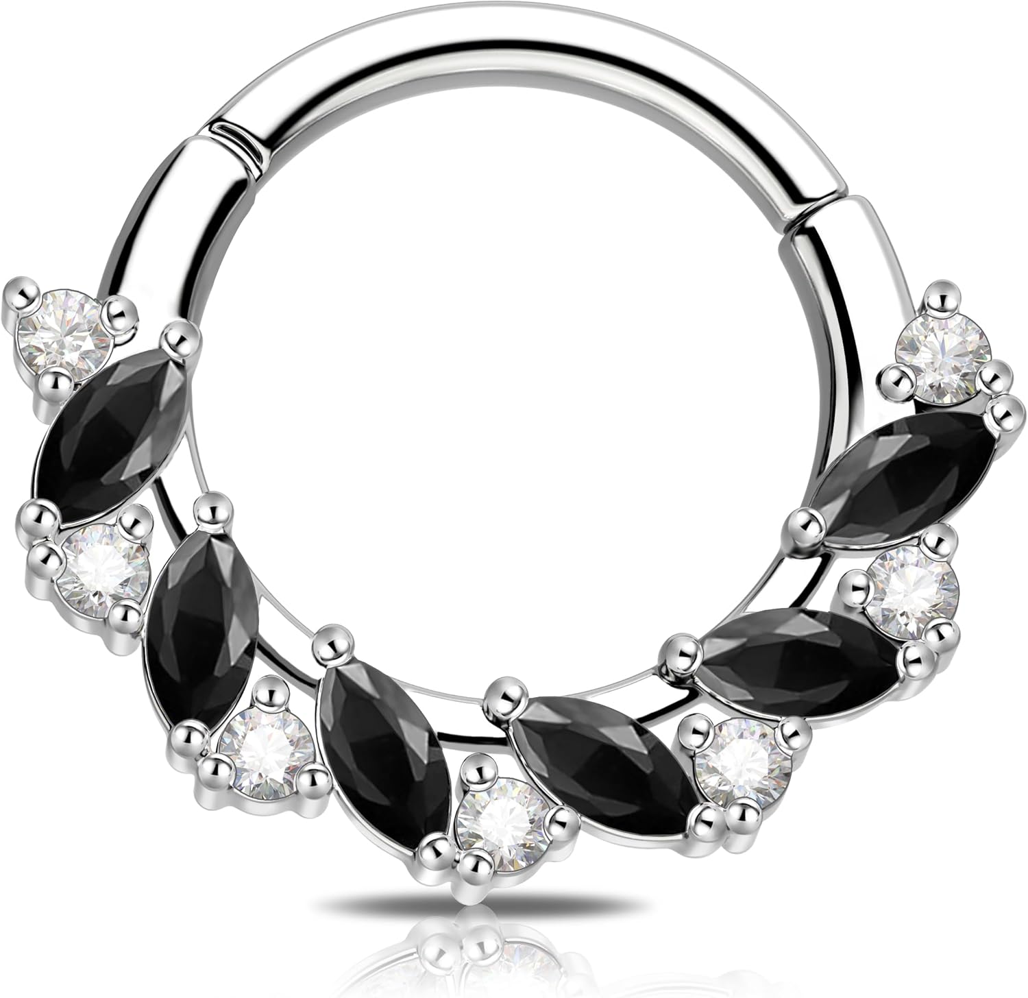 16G Septum Ring Vine Septum Jewelry Stainless Steel 316L Cartilage ...
