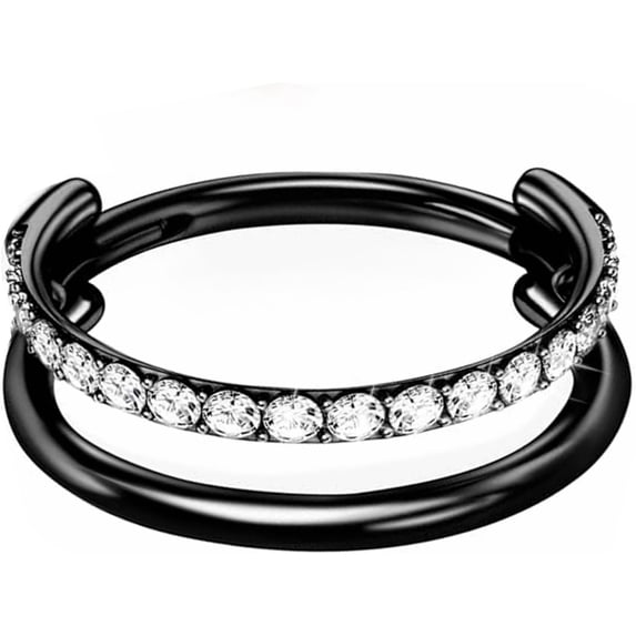 16G Single/Double/Triple Hoop Titanium Seamless-Hinged-Piercing Segment ...