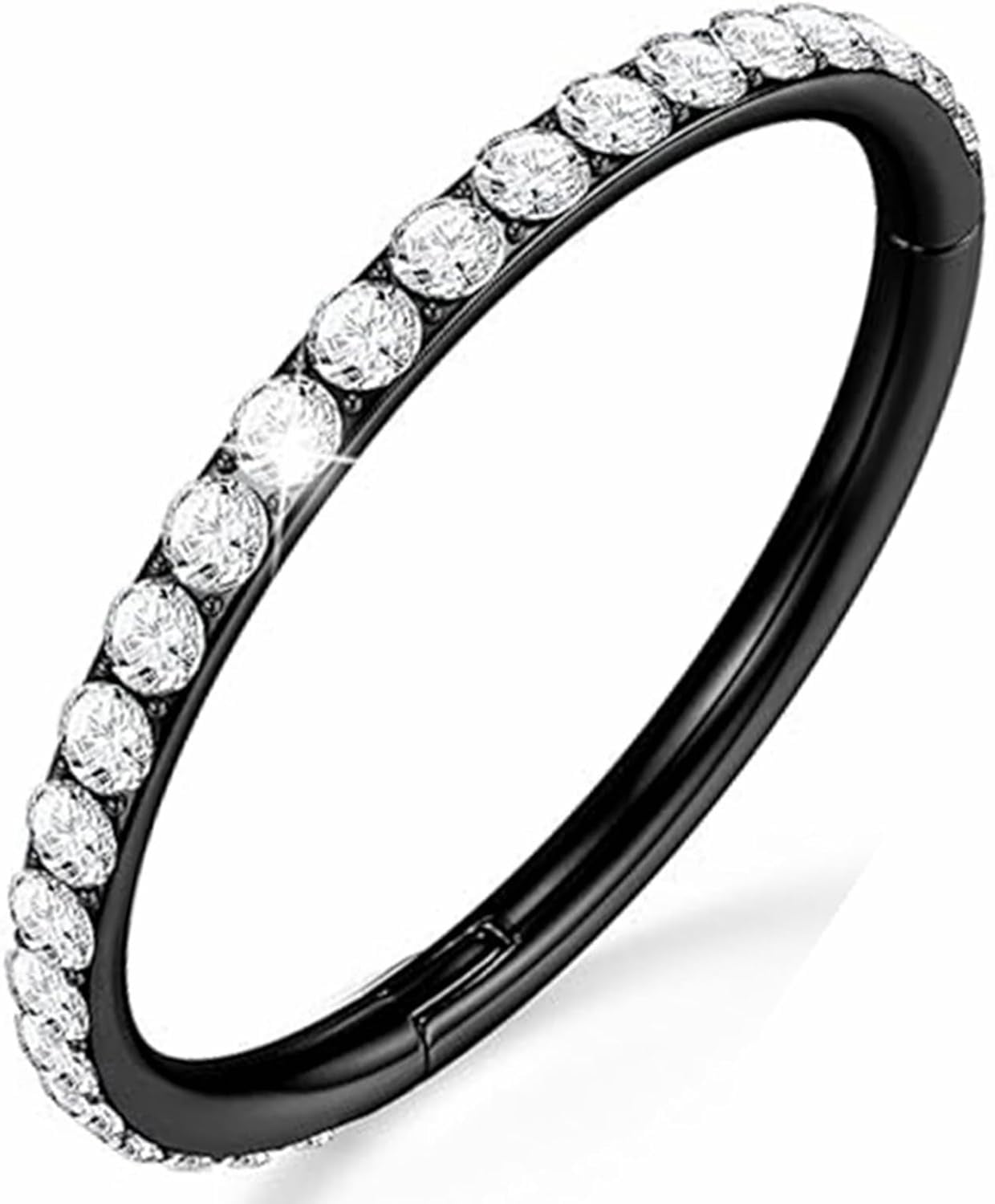 16G Single/Double/Triple Hoop Titanium Seamless-Hinged-Piercing Segment ...