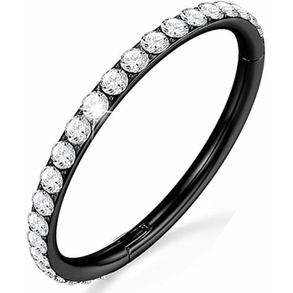 16G Single/Double/Triple Hoop Titanium Seamless-Hinged-Piercing Segment ...