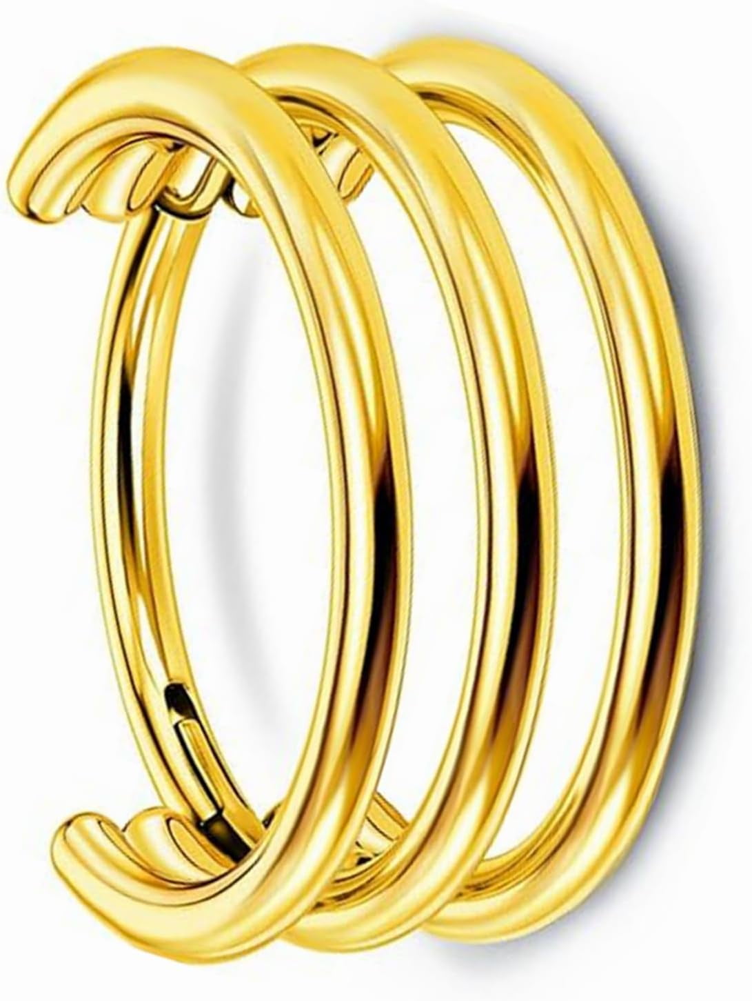 16G Single/Double/Triple Hoop Titanium Seamless-Hinged-Piercing Segment ...