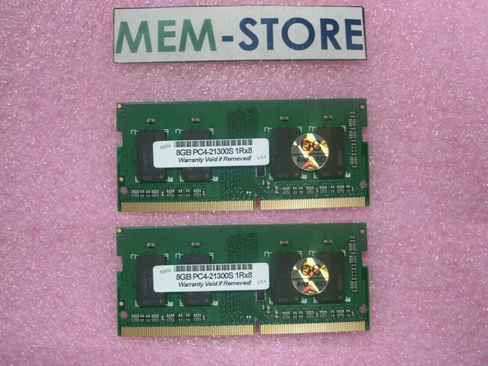 16GB (2x8GB) DDR4 2666MHz SODIMM Crucial CT2K8G4S266M Equivalent Laptop ...