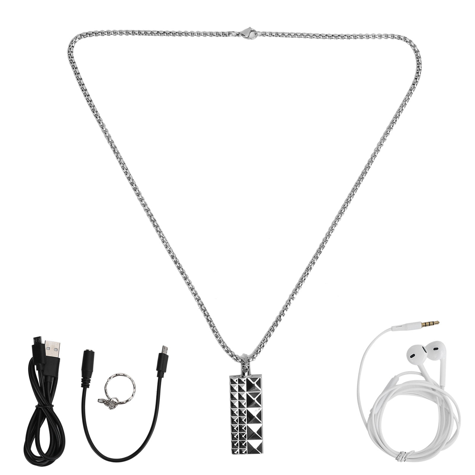 16GB/32GB Pendant Shape Mini MP3 Player Music Player Voice Recorder ...