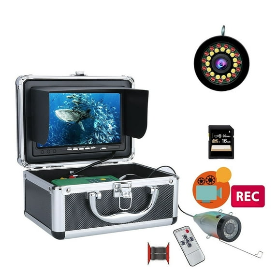 16GB DVR Fish Finder Underwater Fishing Camera HD Screen 15pcs White ...