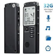 RONY Portable Digital Voice Recorder, 32GB, Voice Activated Recorder ...
