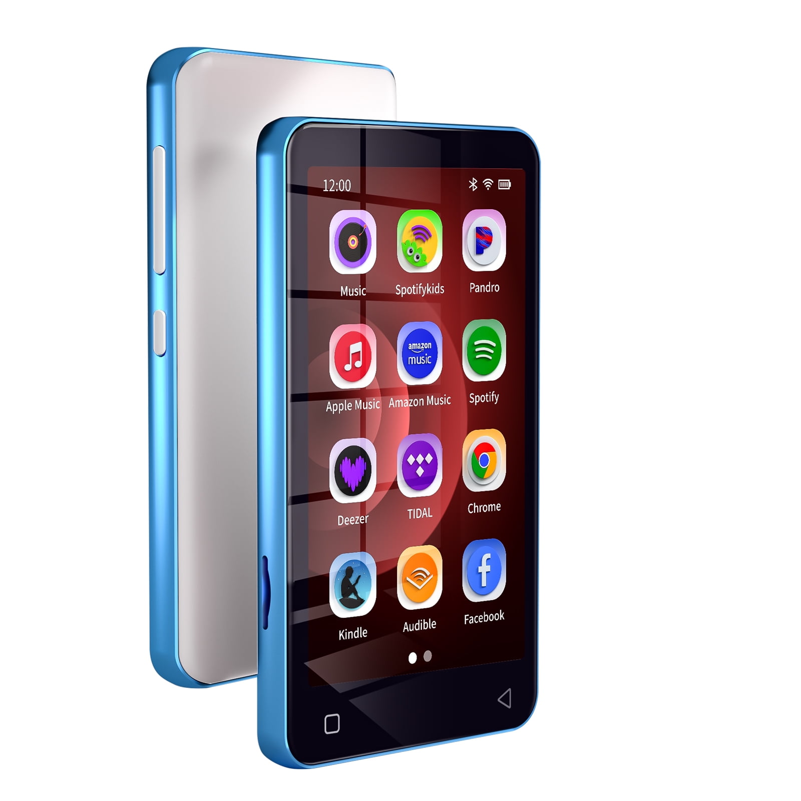 16GB MP3 Player with Bluetooth, S2 WiFi MP4 MP3 Player with Spotify ...